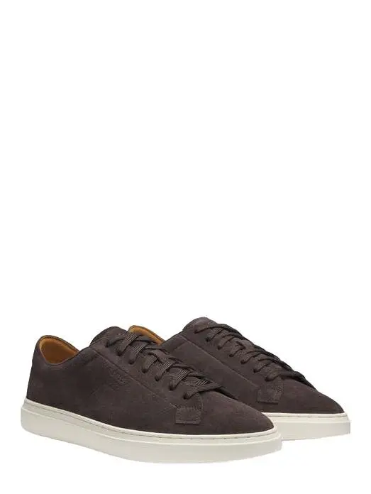 BOSS Kieran Low Top Sneaker - Dark Brown Suede