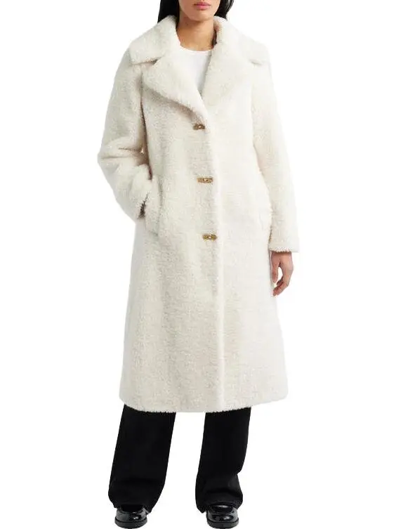 Sam Edelman Teddy Toggle Coat - Modern Ivory