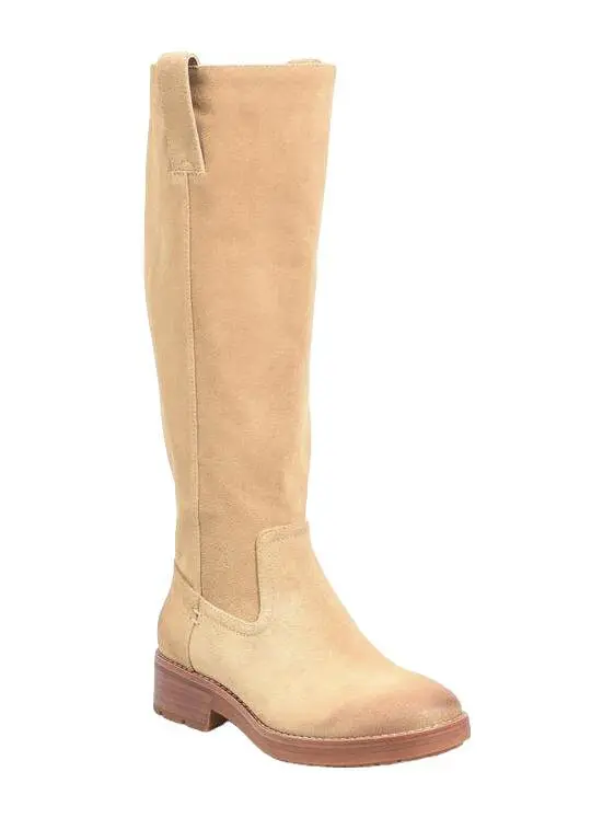 SOFFT Leather Knee High Boots - Sand