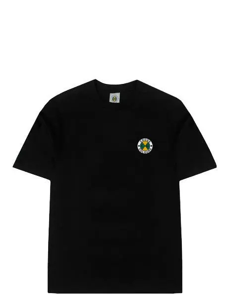 CROSS COLOURS Circle Logo T-shirt - Black