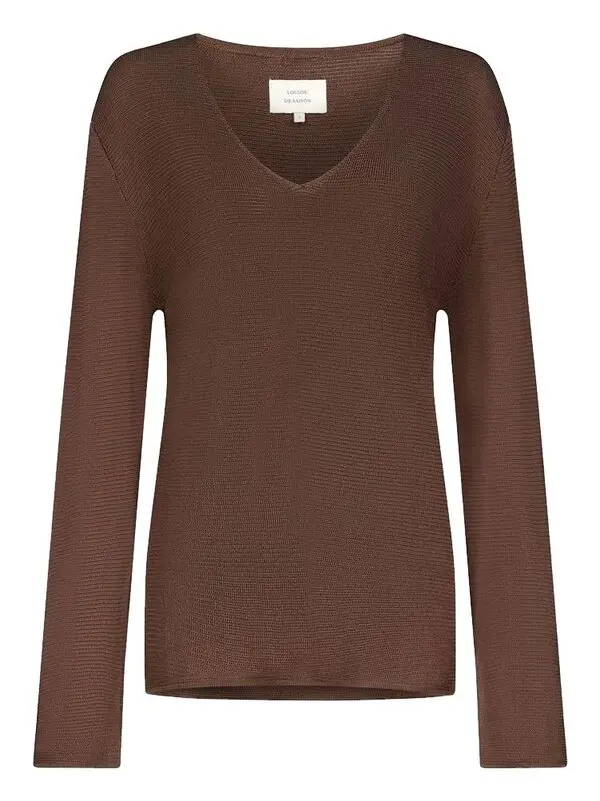 Loulou De Saison V-neck Knitwear - Brown