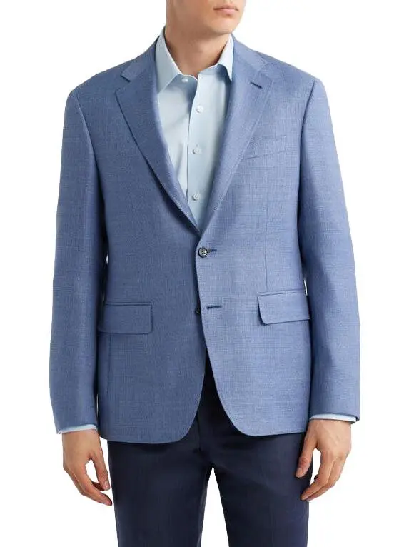 Canali Kei Trim Fit Wool Sport Coat - Light Blue