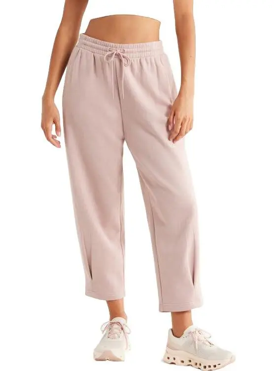 Zella Ultracozy Pleated Joggers - Pink Fawn