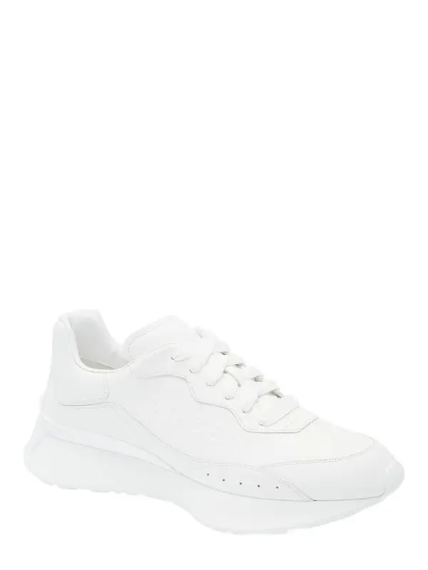 Alexander McQueen Sprint Runner Sneakers - White/white