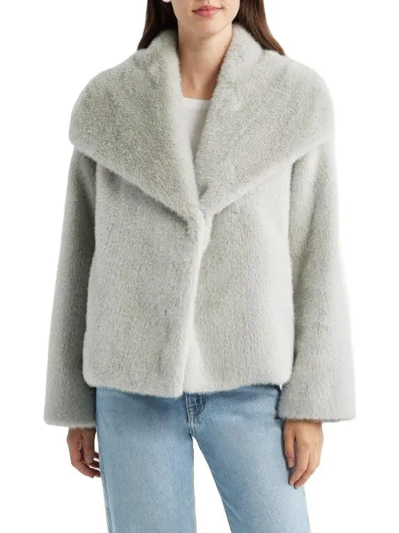 Sam Edelman Faux Fur Jacket - Moon Stone