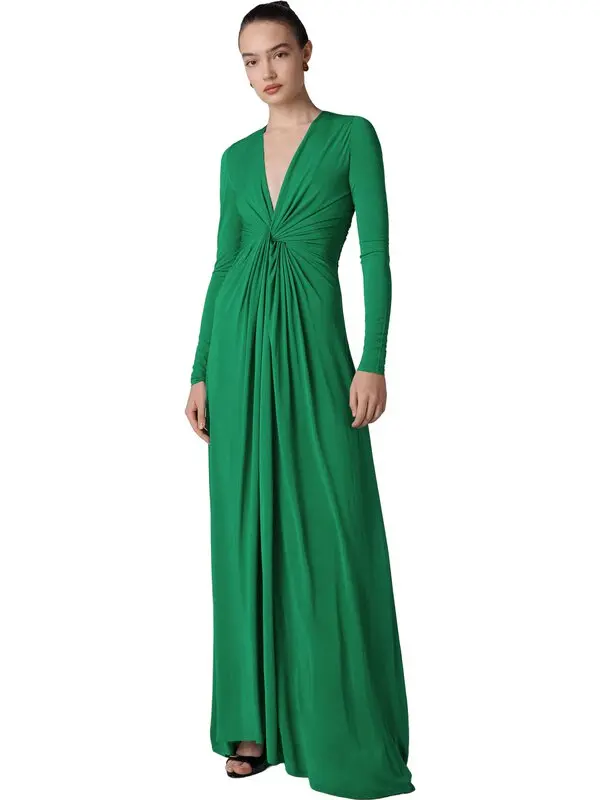 Diane Von Furstenberg Sasha Maxi Dress - Signature Green