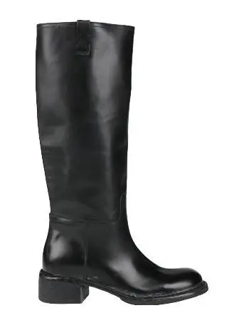 Moma Calfskin Riding Boots - Black