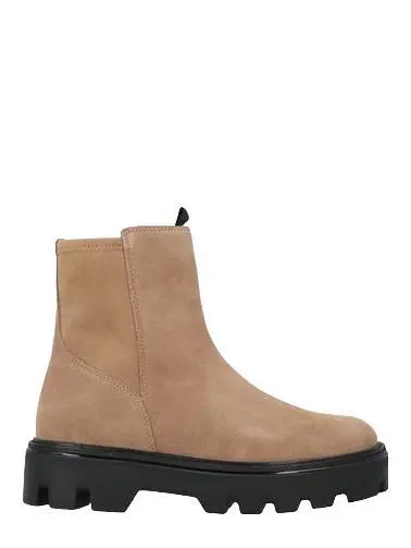Rag & Bone Ankle Boots In Leather And Textile Fibers - Beige