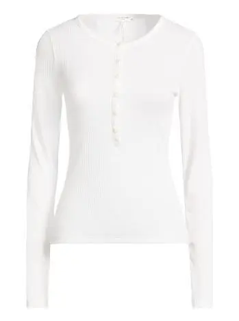Rag & Bone Knitted Long Sleeve Top - White