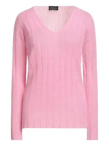 ROBERTO COLLINA Sweater In Baby Alpaca Wool Blend - Pink