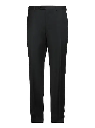 Canali Tailored Virgin Wool Pants - Black
