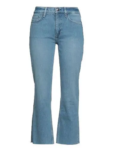 Rag & Bone Boot-cut Jeans With Fringed Hem - Blue