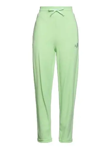 Armani Exchange Cotton Fleece Track Pants - Light Green