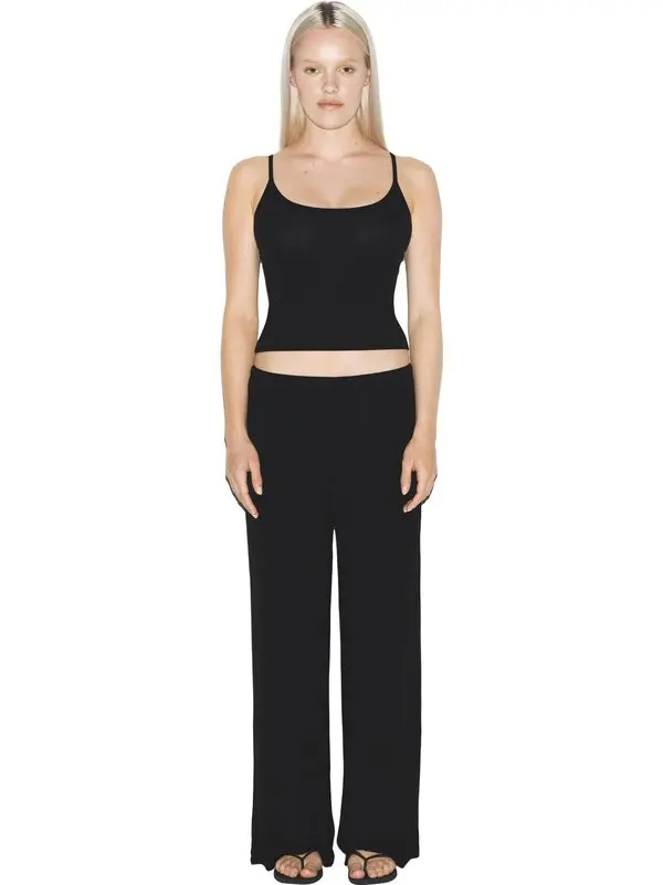 SKIMS Soft Lounge Tank Sleep Set - Onyx