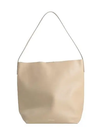 MANSUR GAVRIEL Leather Shoulder Bag - Beige