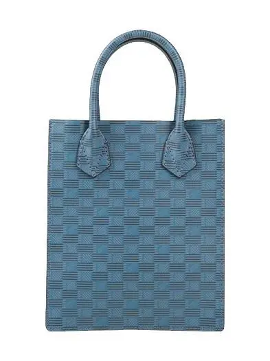 MOREAU PARIS Suite Handbag Slate Calfskin - Blue