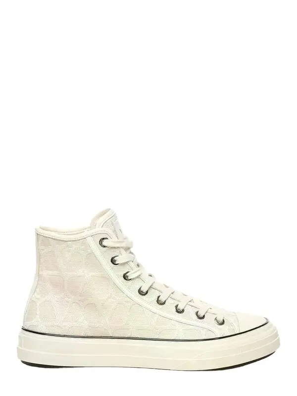 Valentino Garavani Toile Iconographe High-top Sneakers - White