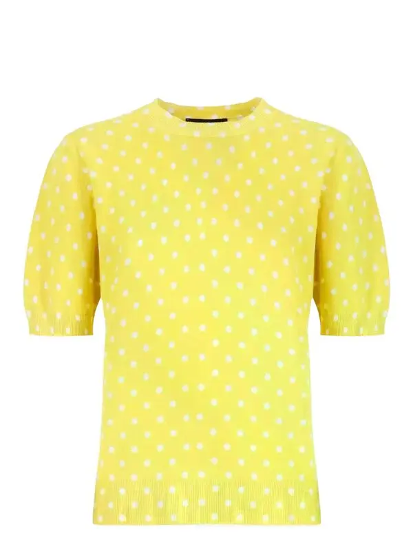 Fabiana Filippi Polka-dot T-shirt - Yellow