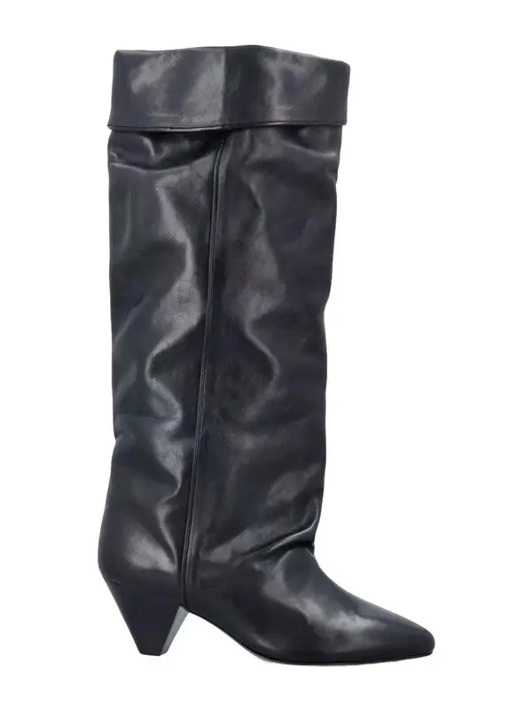 Isabel Marant Elita Leather Boots - Black