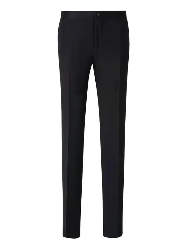 Canali Wool Trousers - Black