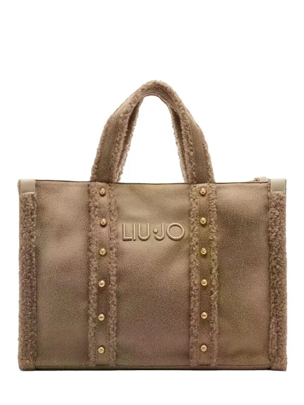 Liu Jo Large Studded Tote Bag - Neutrals