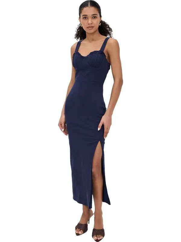 Line & Dot Perla Maxi Dress - Navy