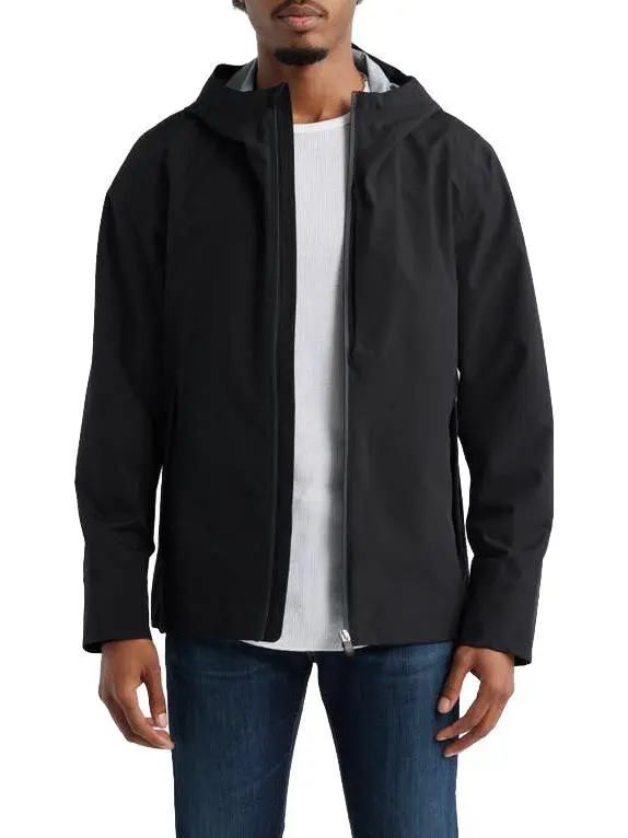 SAVE THE DUCK Water Resistant Hooded Jacket - Black
