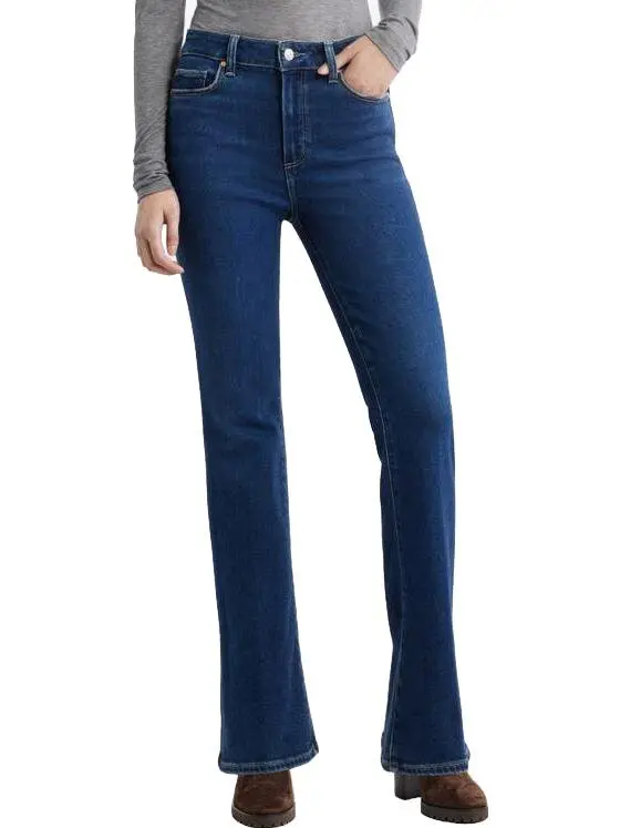 Paige Laurel Canyon High Waist Flare Jeans - Mabry