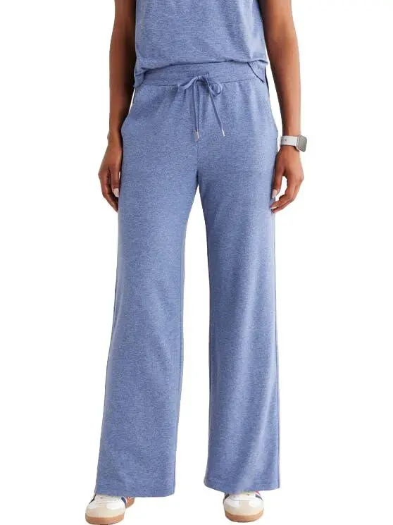 Zella Straight Leg Drawstring Pants - Blue Tempest