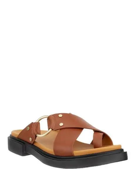 Ecco Metro Ring Slide Sandal - Amber