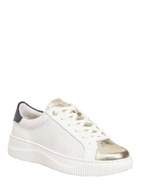 SOFFT Fianna Leather Sneakers - White/platino