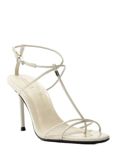 Schutz Jules Ankle Strap Sandal - Sugar White