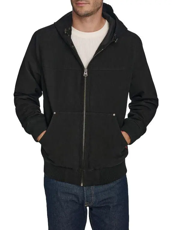 LEVI'S Lightweight Workwear Hooded Jacket - Black