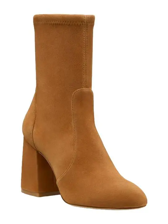 STUART WEITZMAN Essentialist Stretch Bootie - Hazel Suede