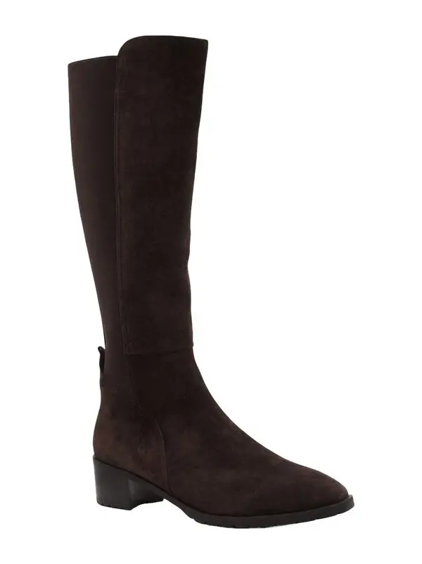 Aquatalia Rhegan Weatherproof Knee High Boot - Mocha Suede