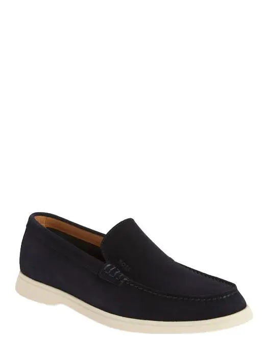 BOSS Sienne Moc Toe Loafer - Dark Blue