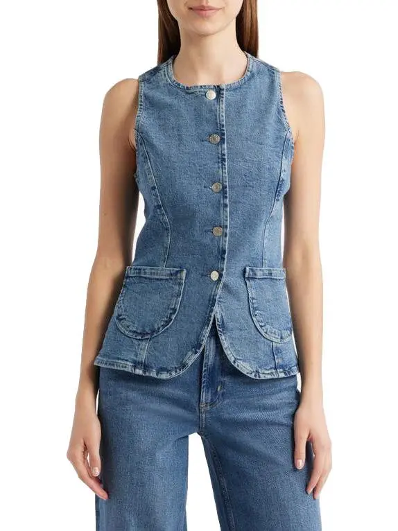 Rails Portola Denim Vest - Rich Indigo