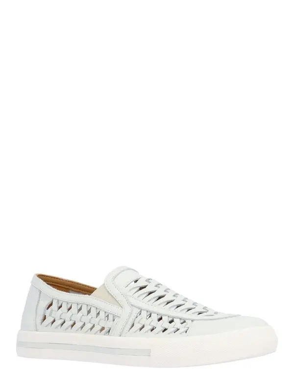 L'AMOUR DES PIEDS Karsha Woven Sneaker - White