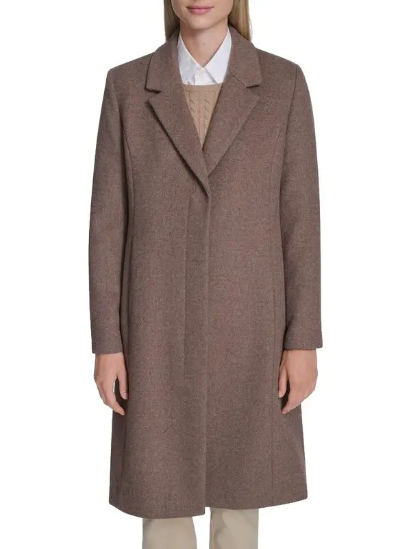 Cole Haan Wool-blend Coat - Portabello
