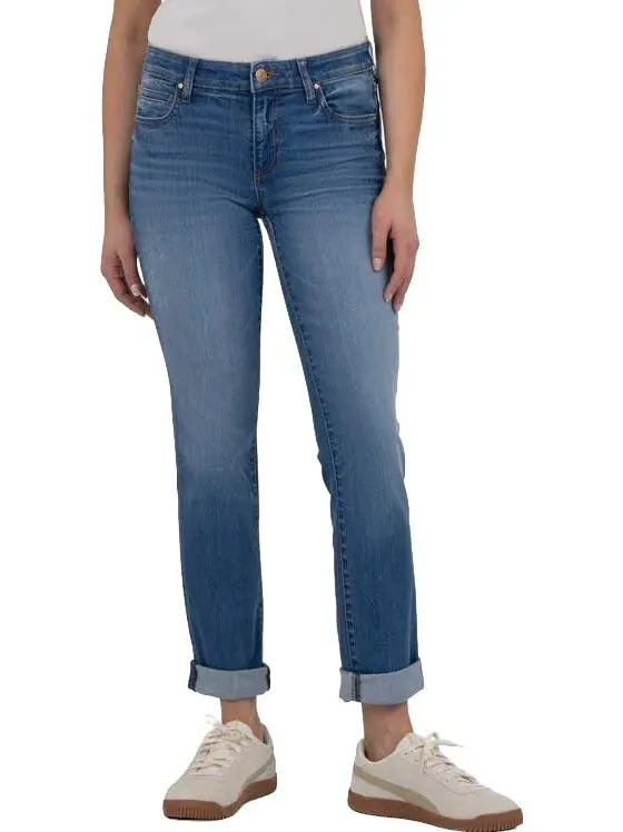 Kut From The Kloth Catherine Cuffed Hem Boyfriend Jeans - Security
