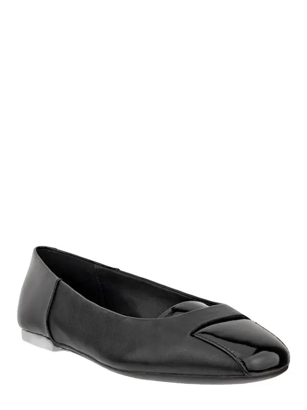 Ecco Margot Origami Ballet Flat - Black/black