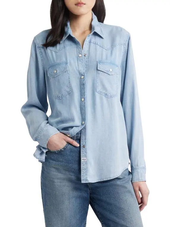 Rails Remi Denim Shirt - Medium Indigo