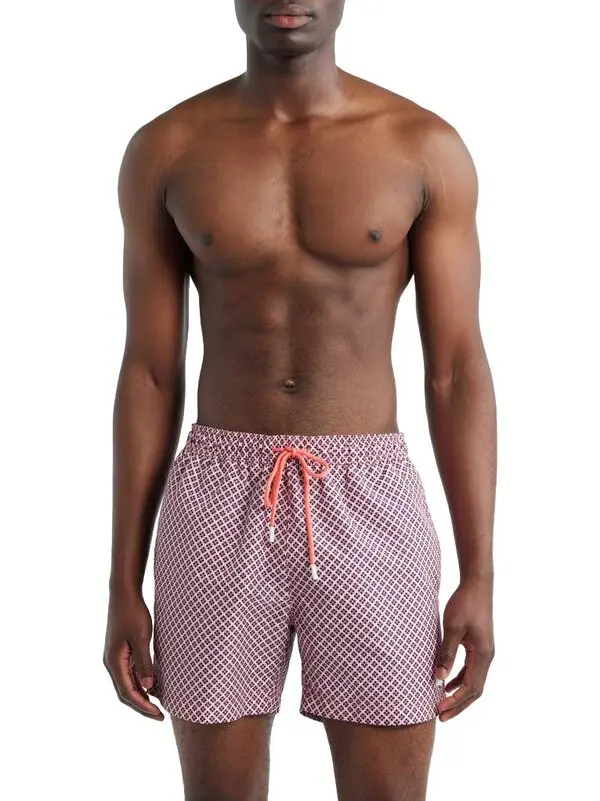 BOSS Vibe Swim Trunks - Bright Pink
