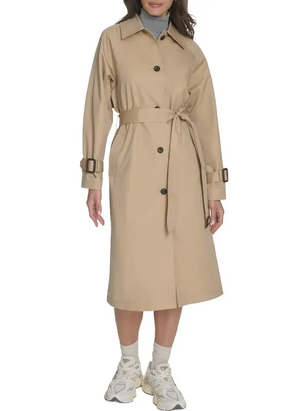 LEVI'S Single-breasted Trench Coat - Khaki
