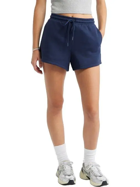 Bp. Solid Mini Sweat Shorts - Navy Iris
