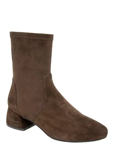 Gentle Souls Elly Bootie - Chocolate Suede