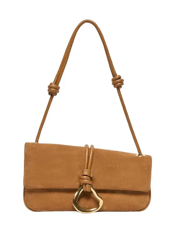 Dolce Vita Balen Leather Shoulder Bag - Pecan