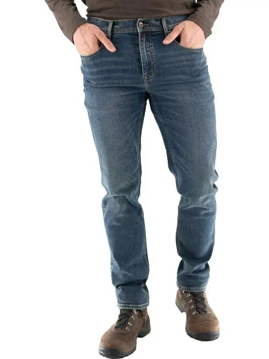 DEVIL-DOG DUNGAREES Slim Straight Leg Jeans - Burke