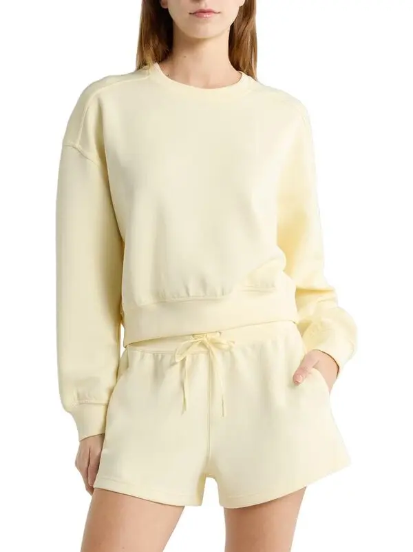 Travis Mathew Cloudscape Sweatshirt - Pear Sorbet