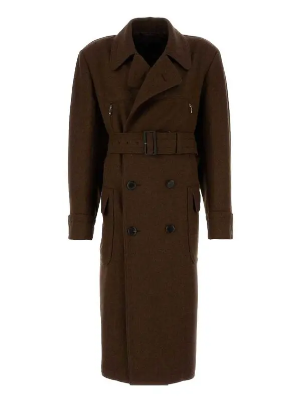 Prada Wool Coat - Brown